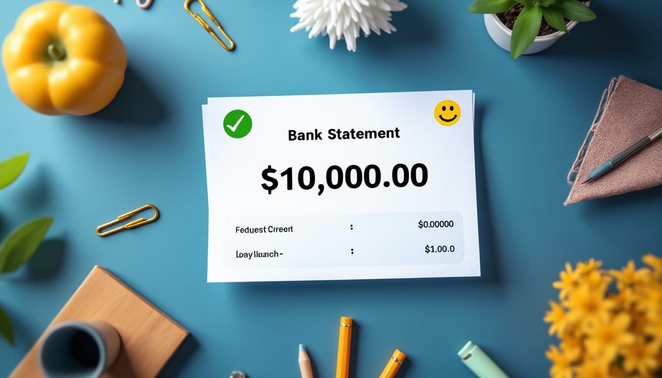 Comprendre l'attestation bancaire de solde créditeur suffisant